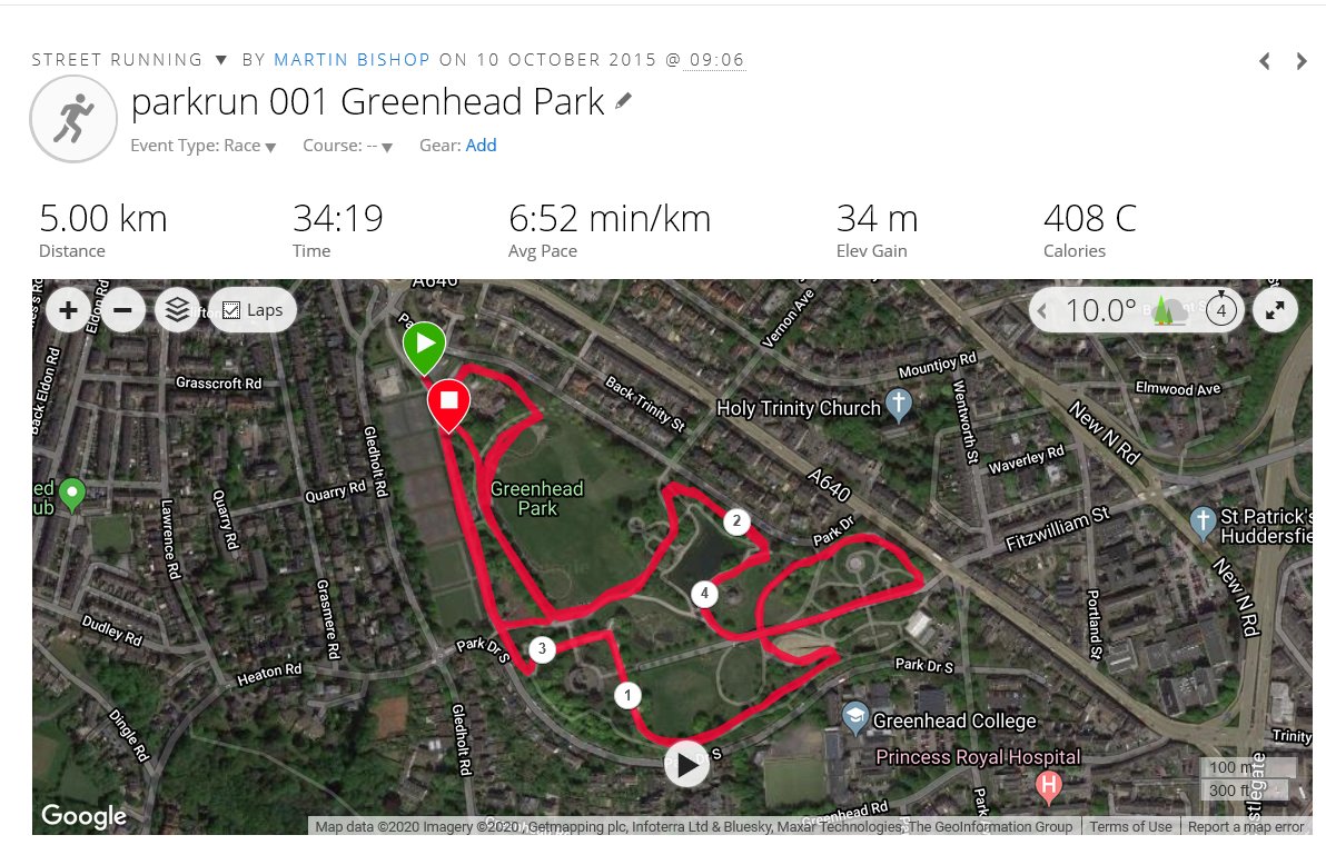 parkrun 001 Genesis at Greenhead – Running Commentary